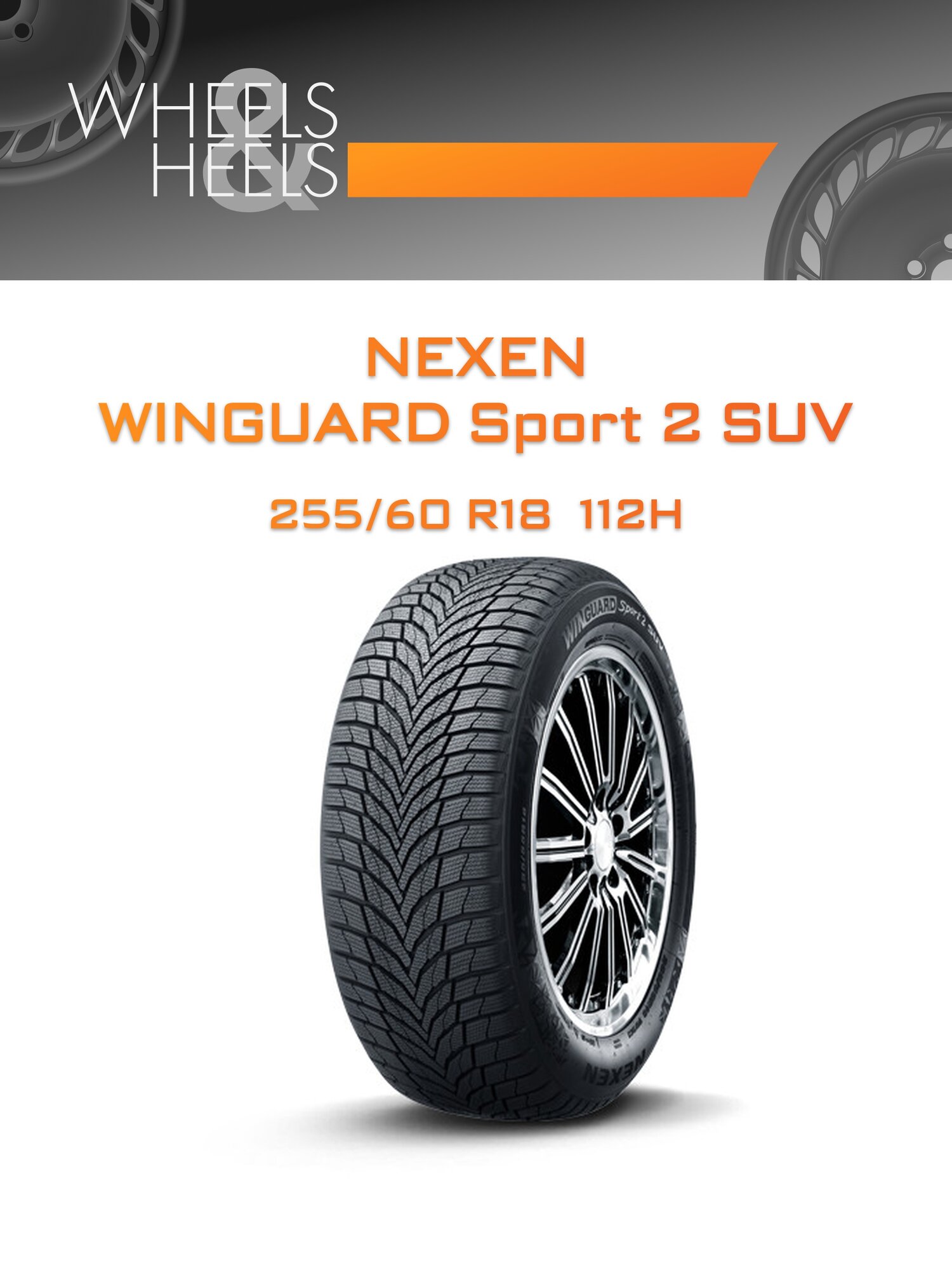 Шина автомобильная NEXEN WINGUARD Sport 2 SUV SUV 255/60 R18 112H XL WINTER, зимняя, универсальная