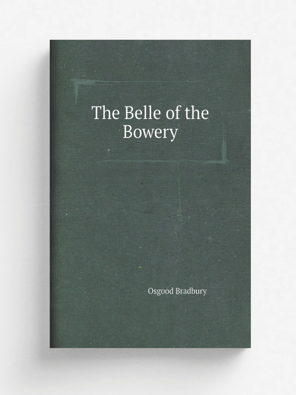 The Belle of the Bowery | Osgood Bradbury | 1846 | H.L. Williams | Репринт