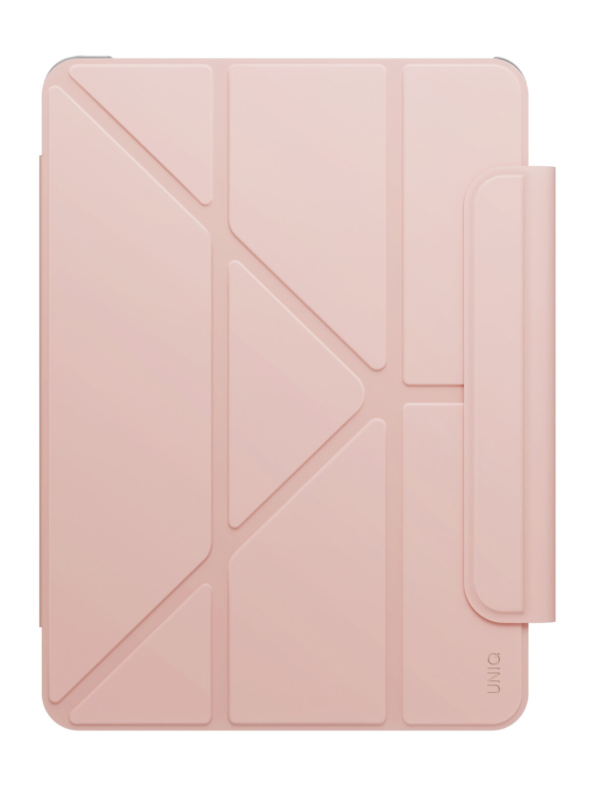 Чехол Uniq для iPad Air 11 (2024-2026), Camden Lite со съемным карманом для стилуса, на магните, розовый