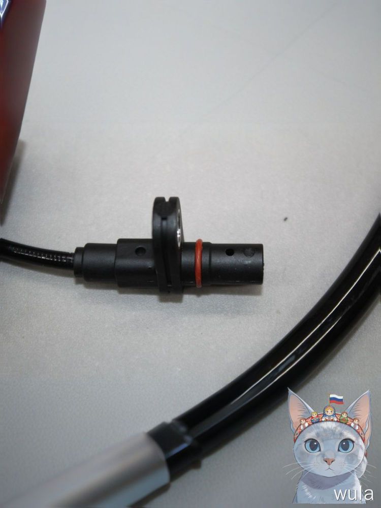 Датчик ABS арт. ABS1120836 черный кабель с разъемами для автомобиля запчасти провод — фото 1