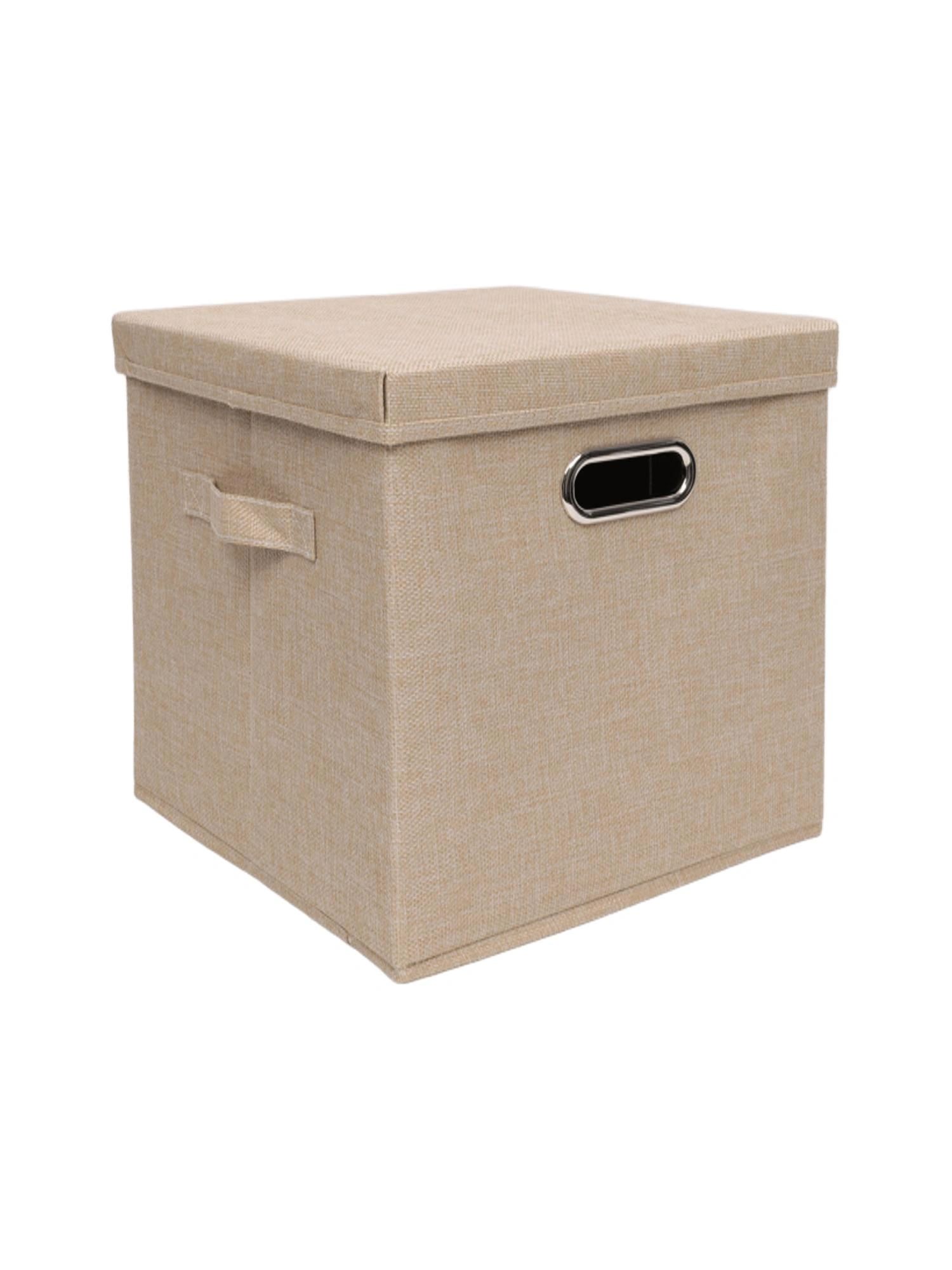 Коробка для хранения вещей тканевая Ridberg 30 х 30 х 30 см (Biege)