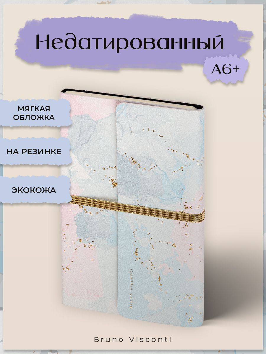 Bruno Visconti Ежедневник недатированный А6 в линейку, 96