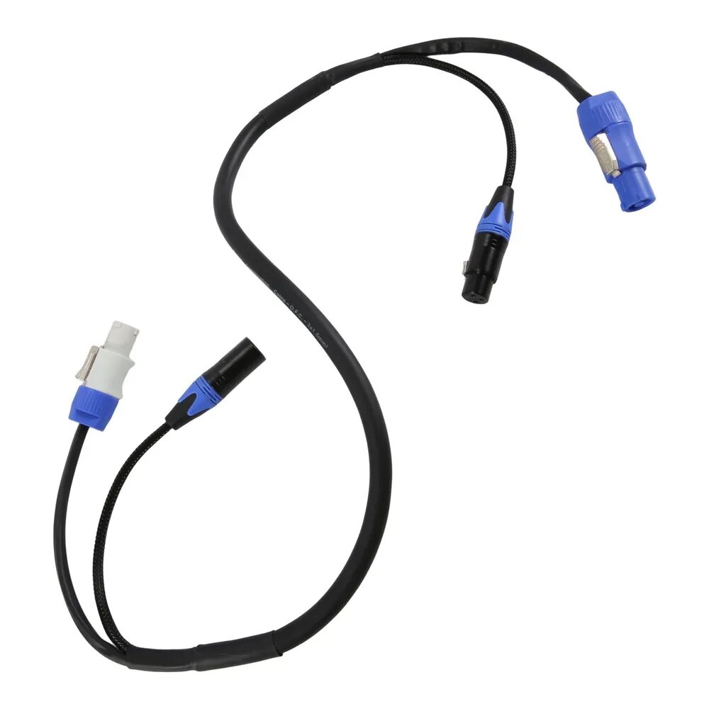 Кабель питания Powercon с 3 контактным разъемом XLR/DMX512, 1 м, для сценического освещения