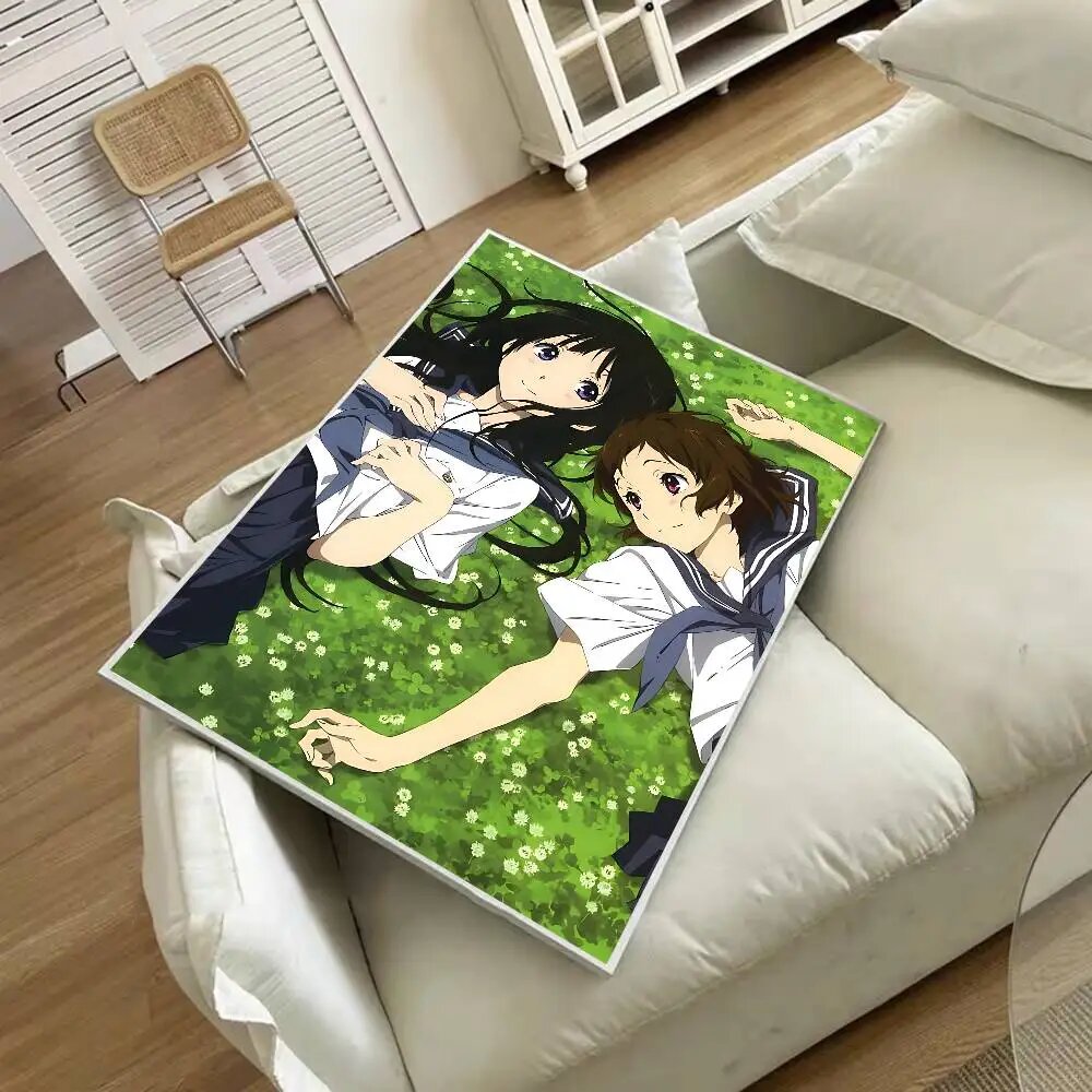 Самоклеящийся постер Hyouka аниме стиль классический HEI-8, 42x30cm No Frame