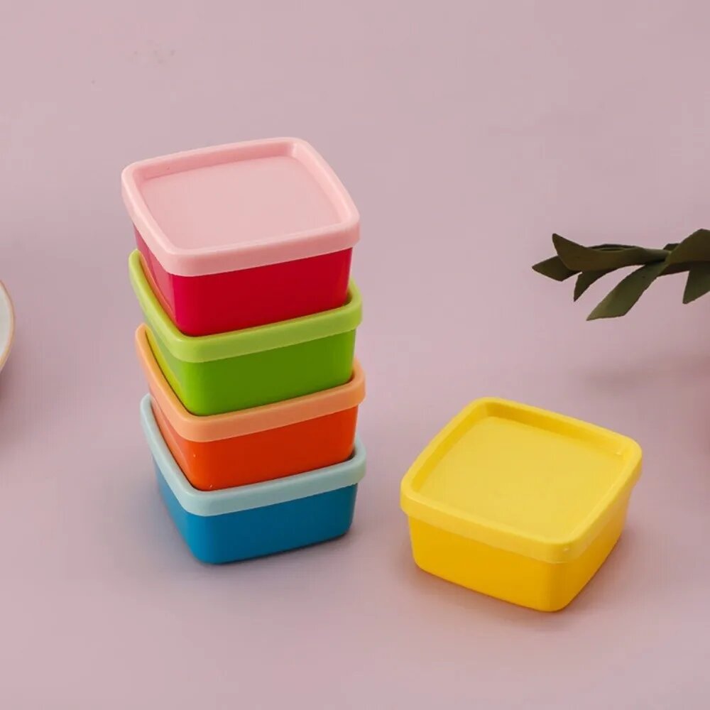 Пластиковые мини-ланч-боксы Square, 5 шт.