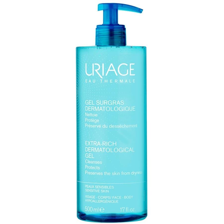 Средство для снятия макияжа Uriage Eau Thermale Extra-Rich Dermatological Gel, 500 мл