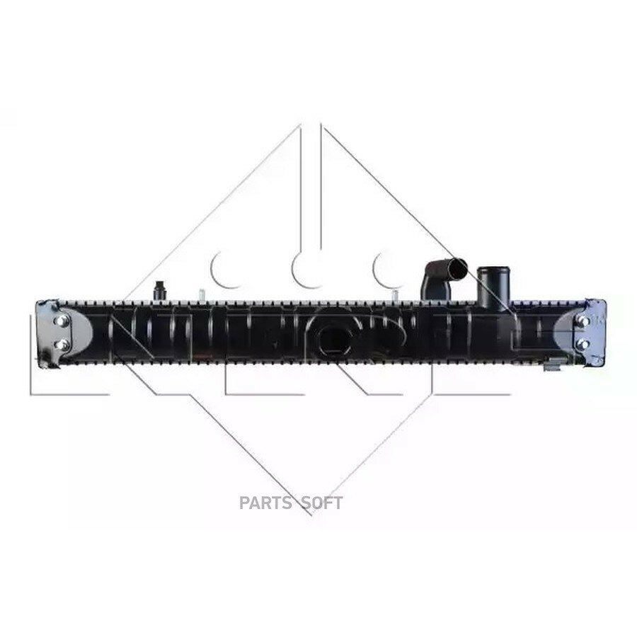 NRF 50449_радиатор системы охлаждения! АКПП\ Mitsubishi Pajero 3.5i 24V 93-02 от официального дистрибьютора, NRF, артикул 50449