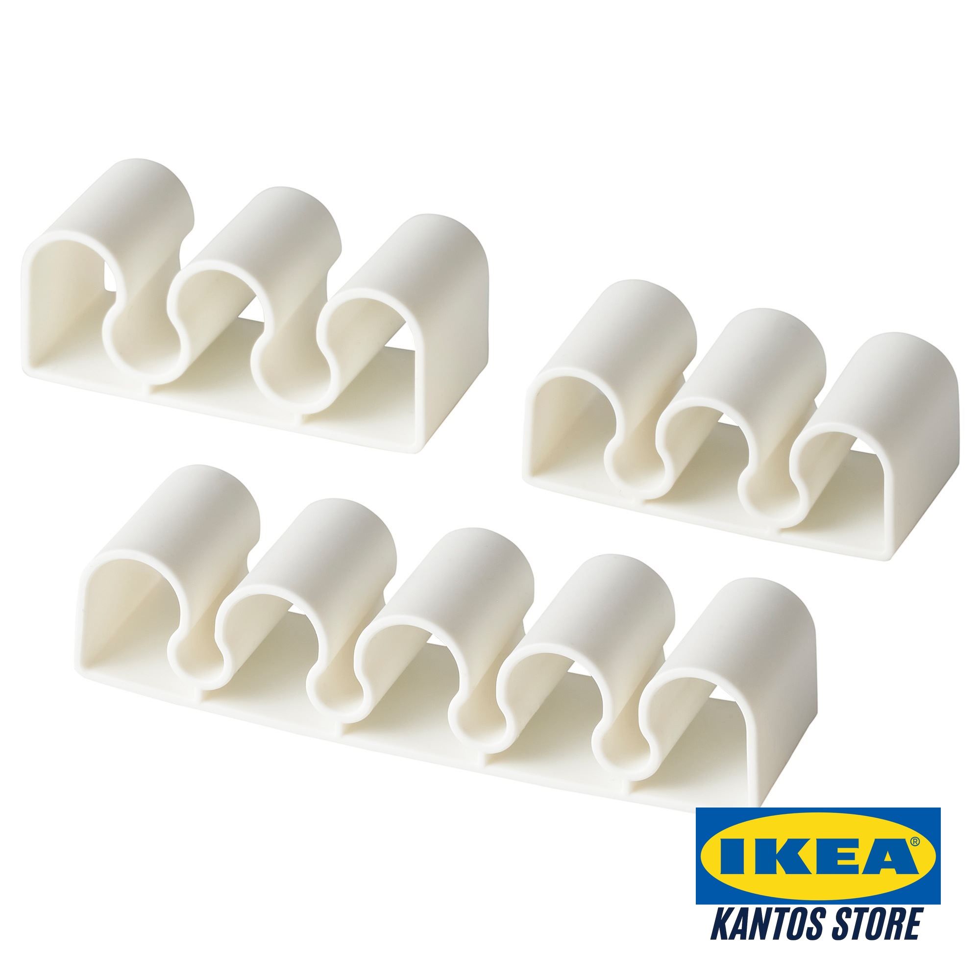 IKEA - KALKSTUFF кабельный держатель, белый, набор из 3 штук-