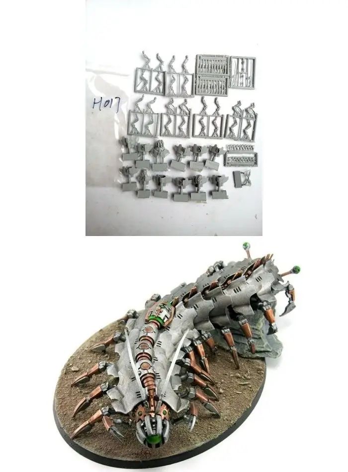 Некрон Каноптек Гробничный Страж (Смола, Литье) Warhammer 40000 Миниатюры / Necron Canoptek Tomb Sentinel
