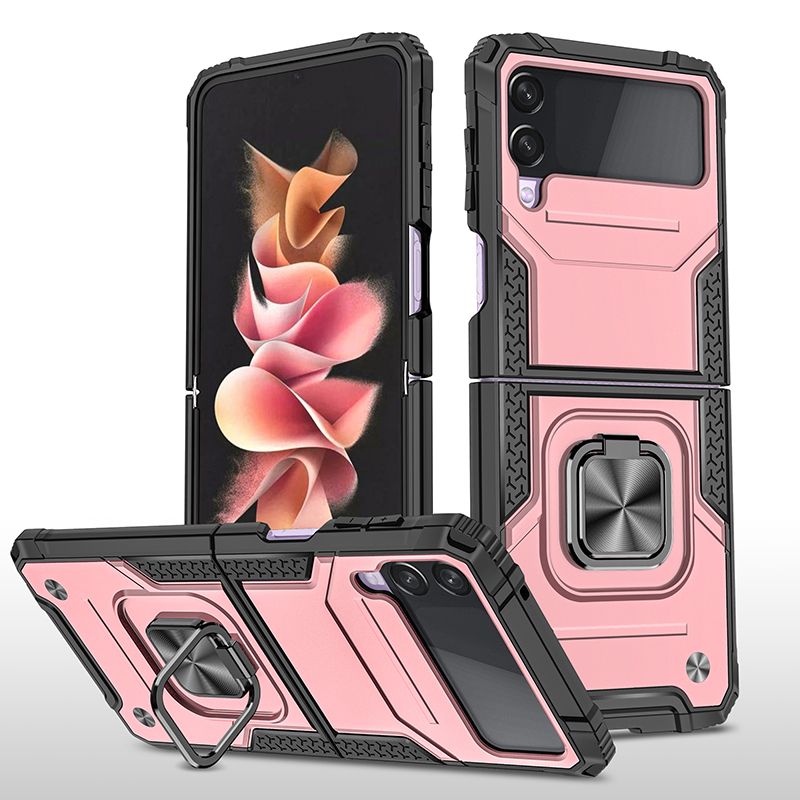 Противоударный чехол Legion Case Bright для Samsung Galaxy Z Flip 3 rose gold