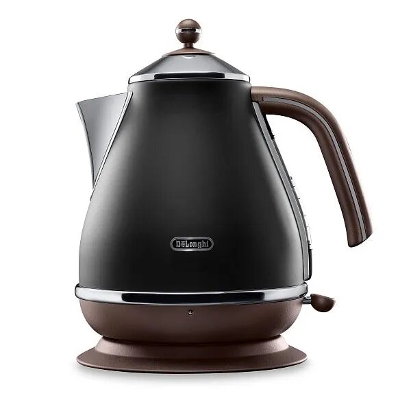DeLonghi Электрический чайник KBOV2001. MR, черный, 1 л, 2000 Вт