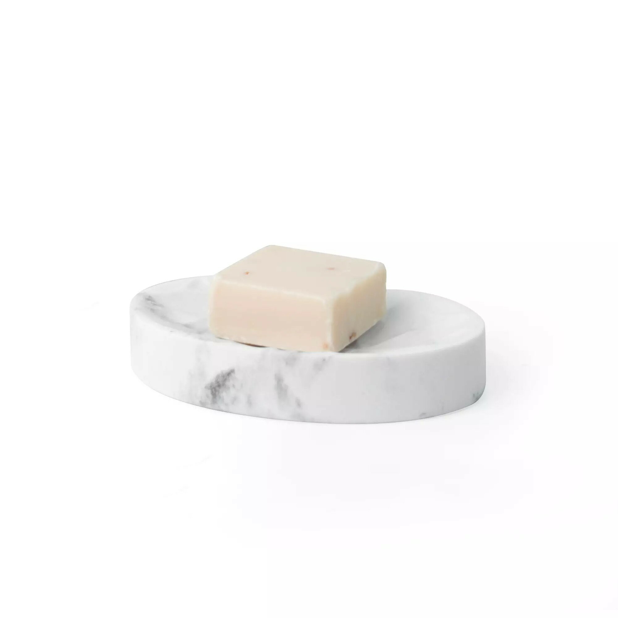 Мыльница настольная FORA WHITE ROCK, полирезин FOR-WRK036
