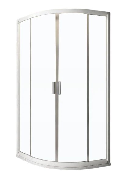 Душевой уголок Ravak Blix BLCP4-90 без поддона, стеклянный, 90x90, раздвижной, белый