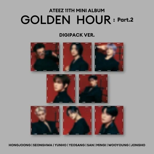 Альбом ATEEZ GOLDEN HOUR: Part.2 (11-й мини-альбом) DVD. К-поп 2024