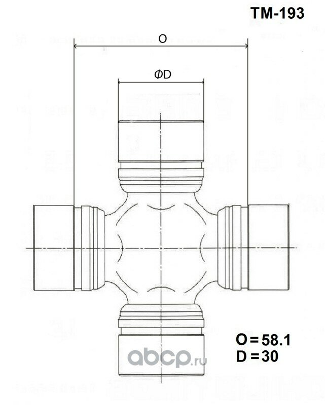 Крестовина Toyo TM-193