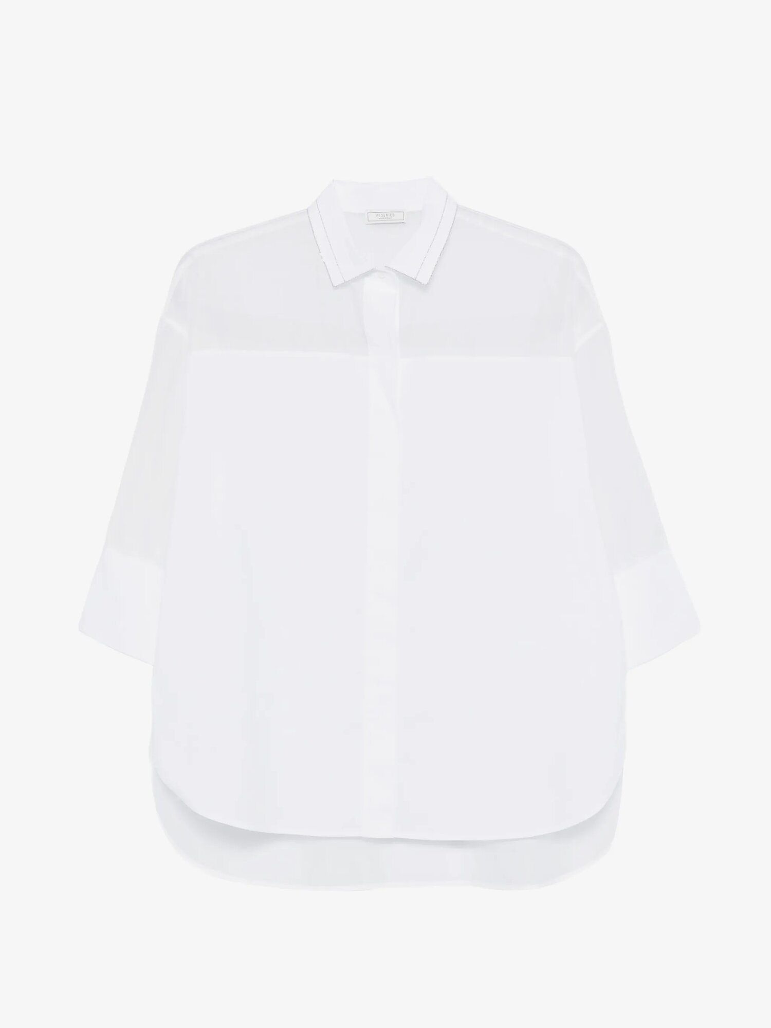 Рубашка Embellished-collar shirt
