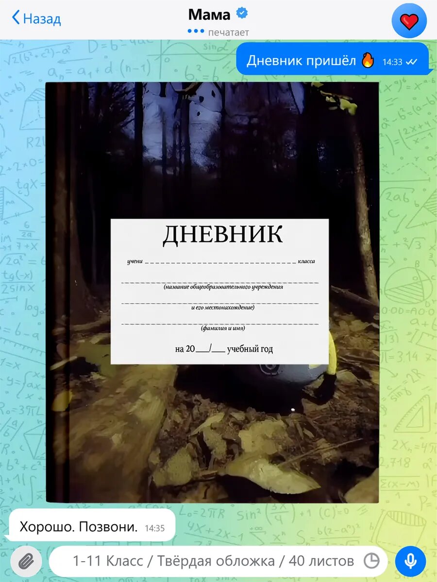 Школьный дневник с принтом Миньоны