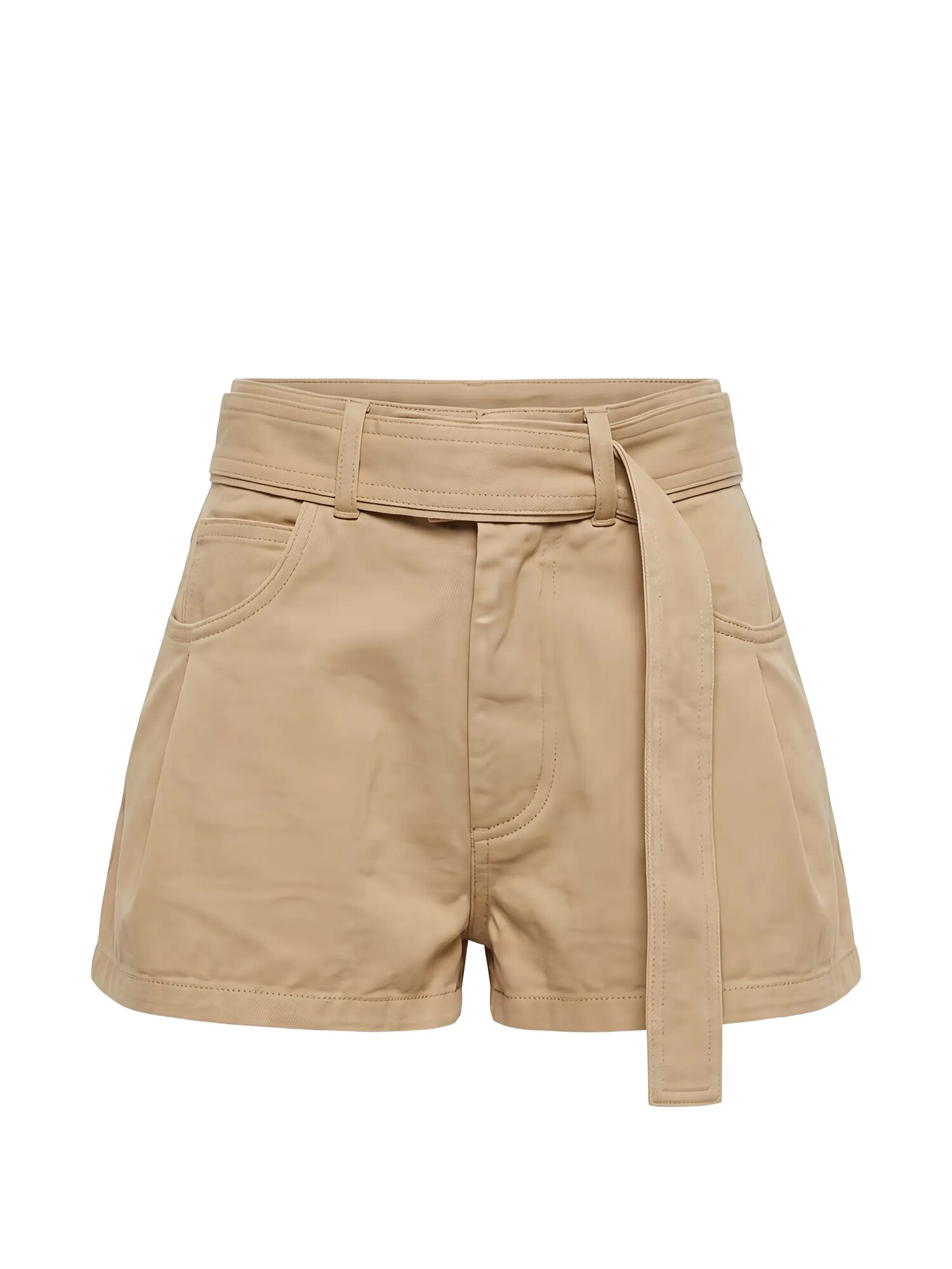 Шорты DIESEL Belted logo-plaque shorts