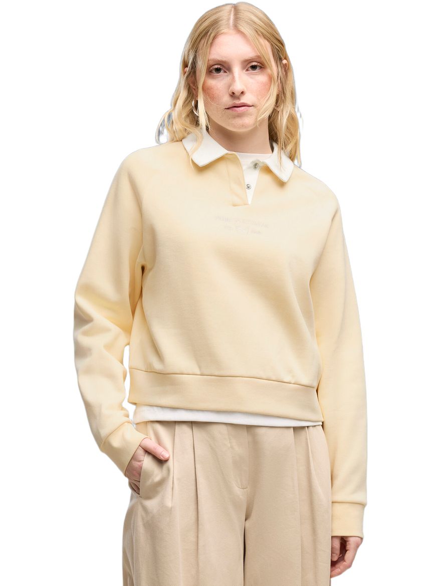 Поло спортивное Class Relaxed Long Sleeve Fleece Polo Women