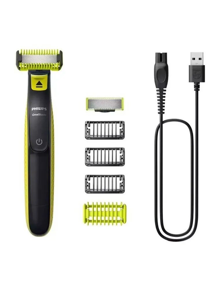 Philips Триммер PHILIPS Триммер QP2724 OneBlade, кол-во насадок 5, кол-во насадок 5