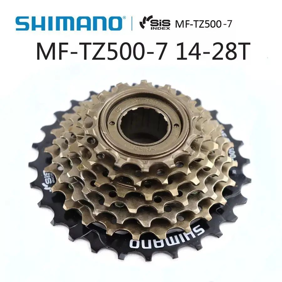 SHIMANO MF TZ500 7-скоростной маховик велосипеда 14-28T маховик горного велосипеда