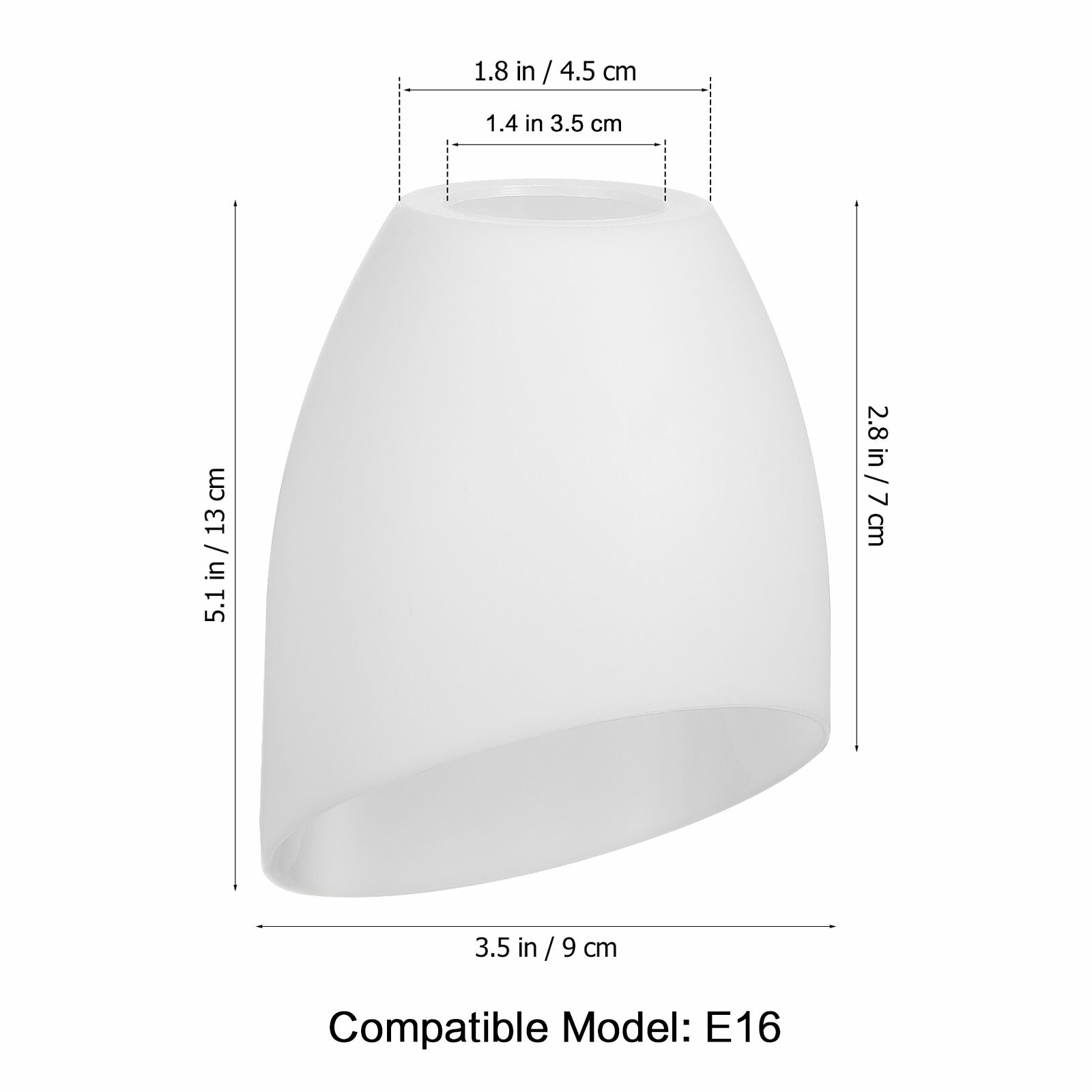 5 Штук Белый Пластиковый Подсветочный Рассеиватель В Forme Груши 13.6x11x3.5Cm