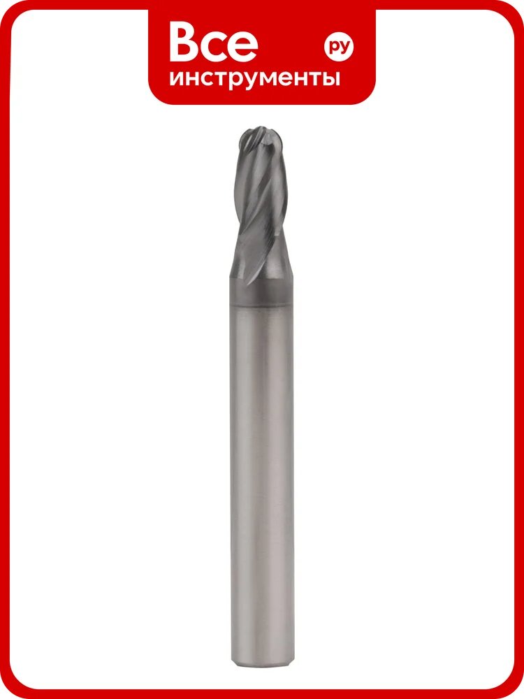 Фреза сферическая VHM 5x10x50x6 мм, Z4, Тип N NORGAU 015670050