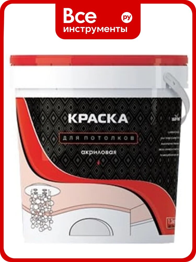 Краска альбатрос V- 06А С\Б для потолков 3 кг 005045