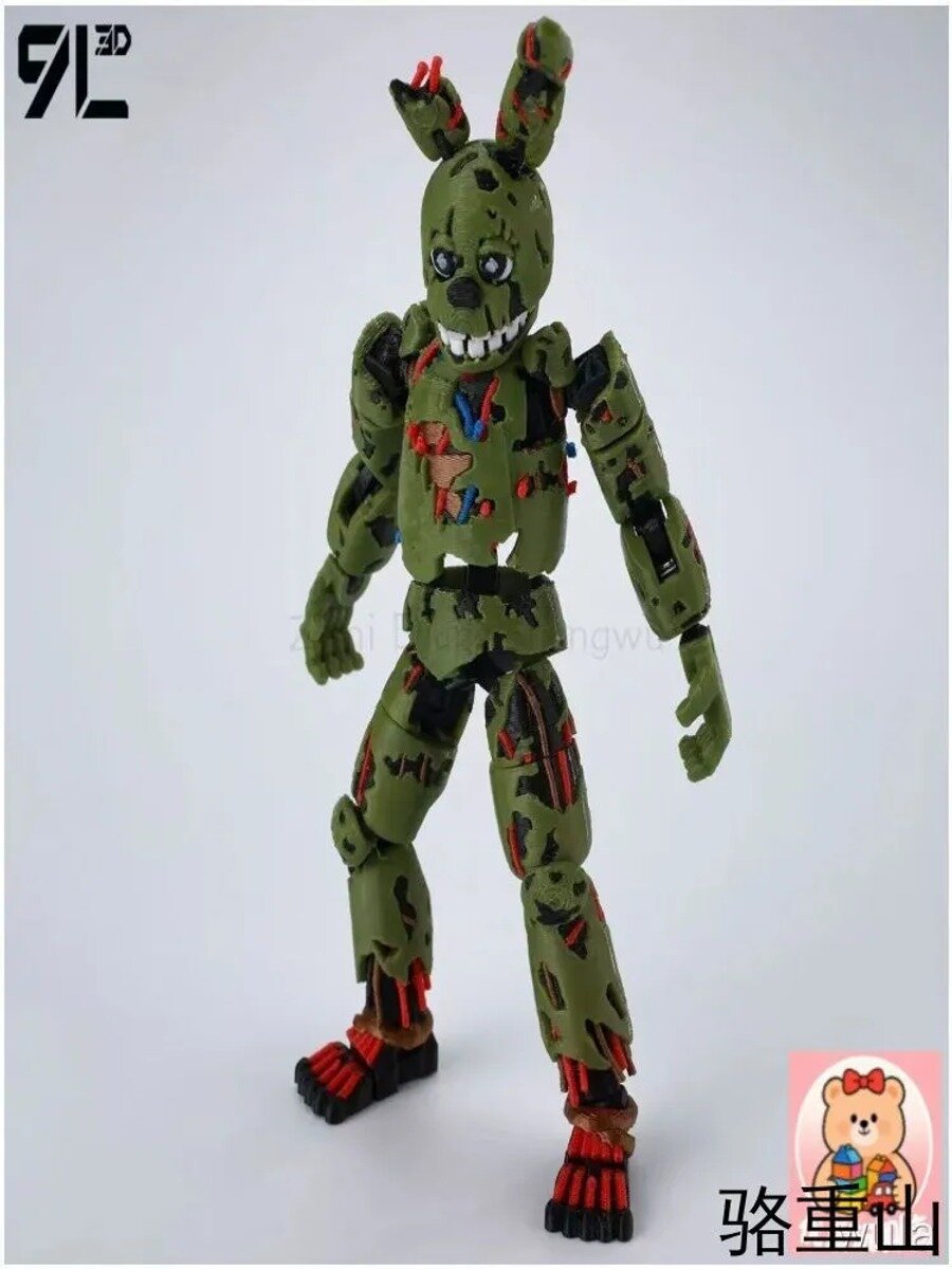 Экшен подвижная фигурка Спрингтрап FNAF, классический вариант модели