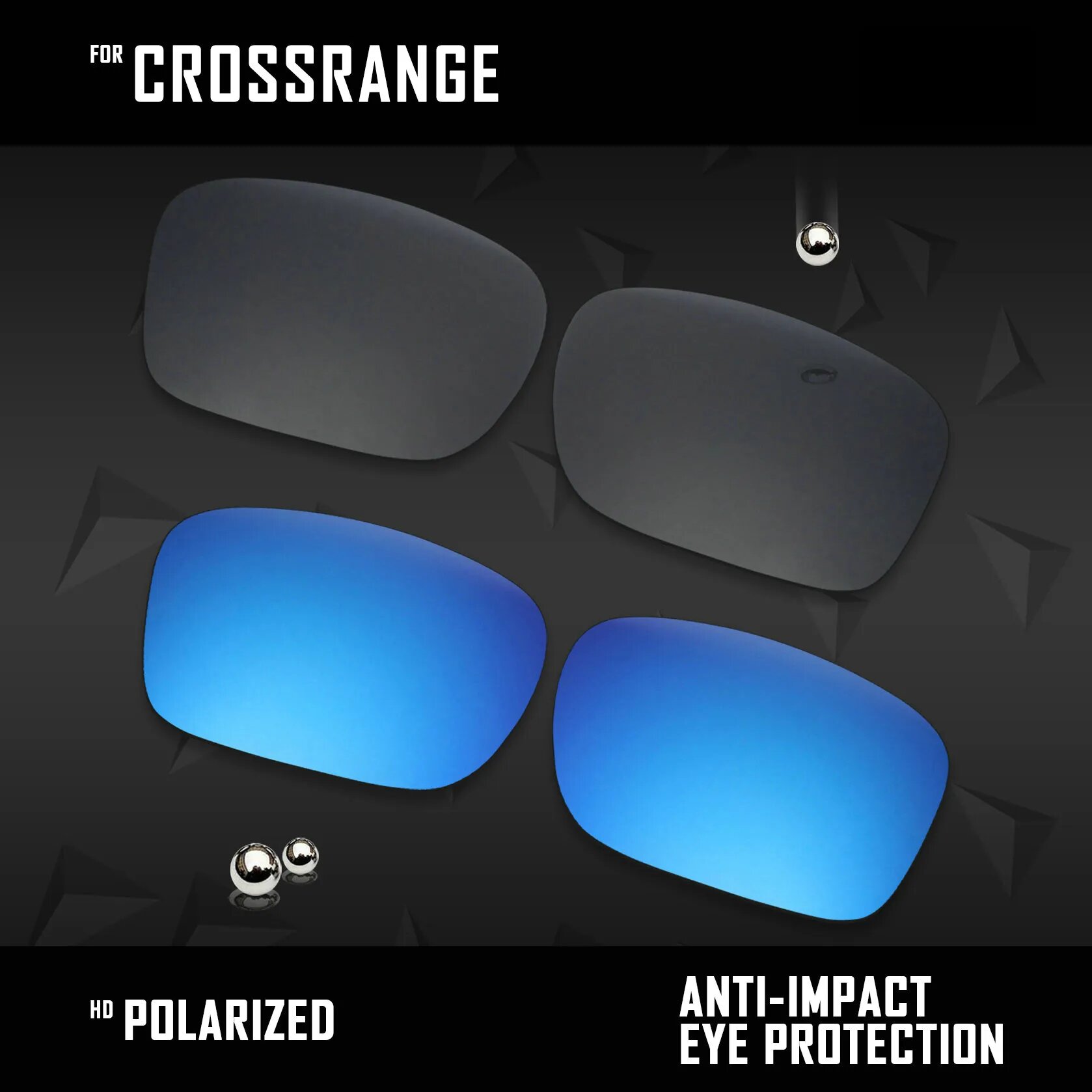 Поляризованные линзы OOWLIT для Oakley Crossrange OO9361