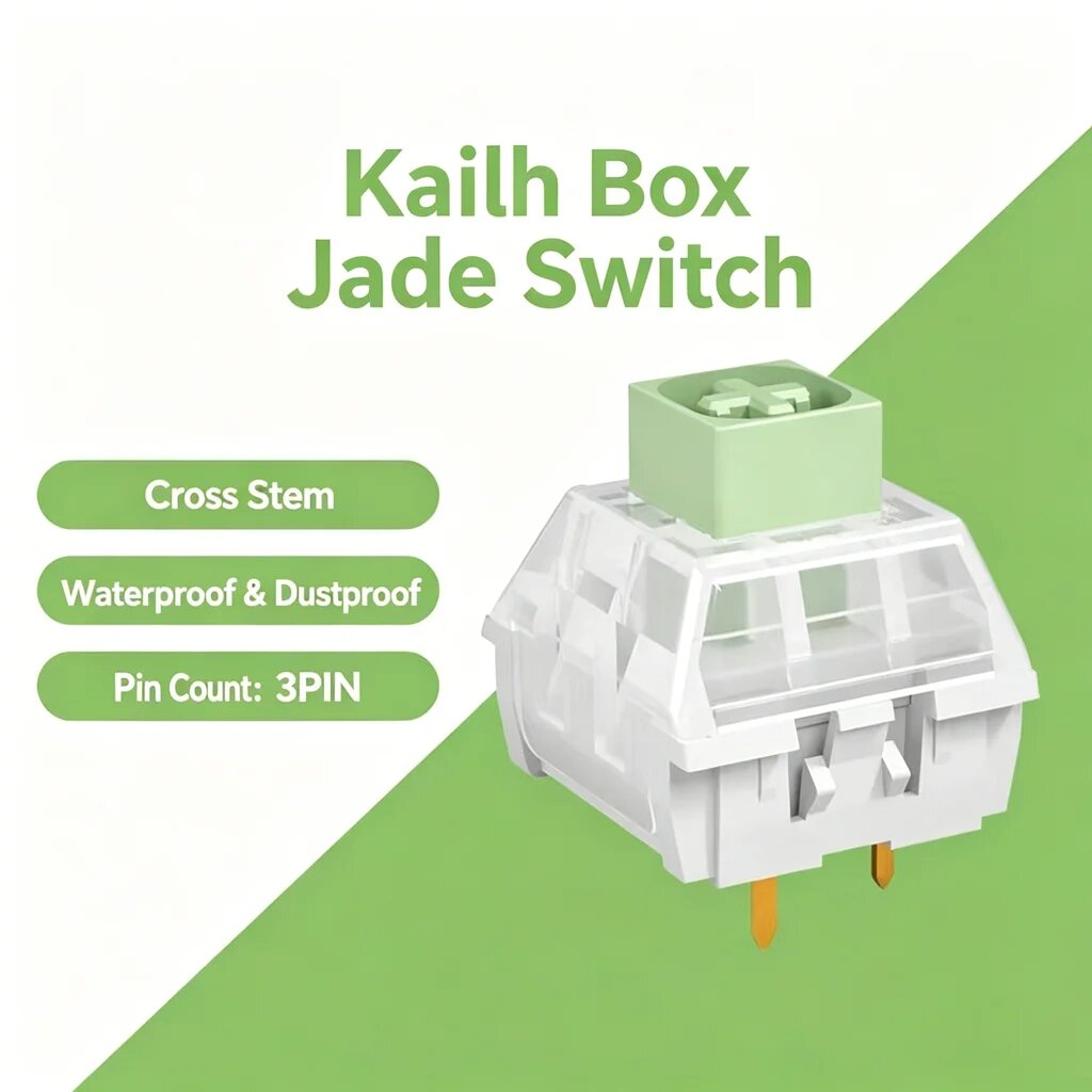 Kailh Box Jade Thick Clicks Переключатели для механической клавиатуры