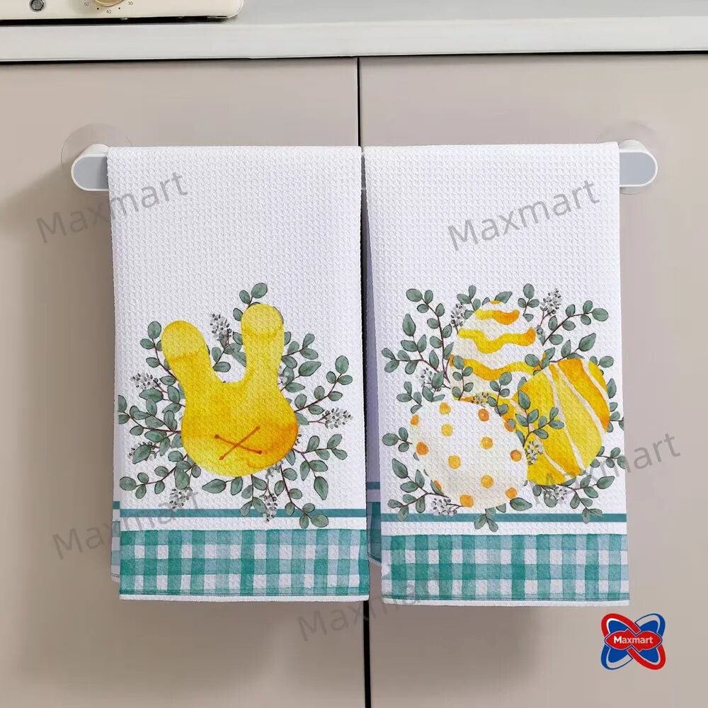 Полотенце кухонное, Жаккардовая фактура, 40x60, набор из 2 шт, полиэфирное волокно