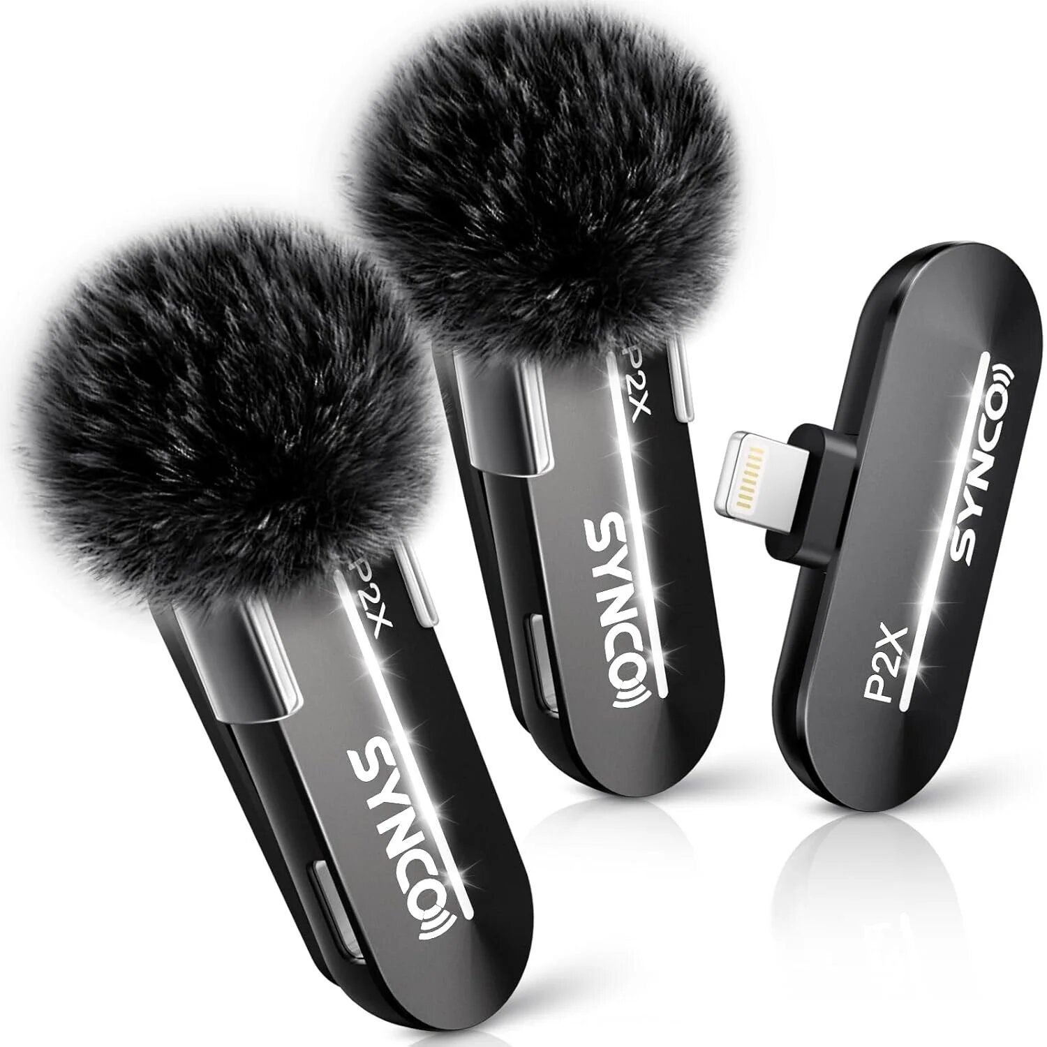 SYNCO P2X Микрофон для iPhone Lightning, 2mic