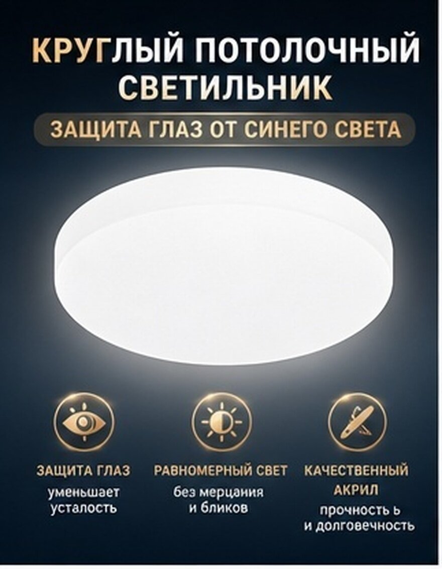 Круглый абажур из белого акрила 5 дюймов, антирефлексный рассеиватель для потолочного светильника, набор из 12 шт