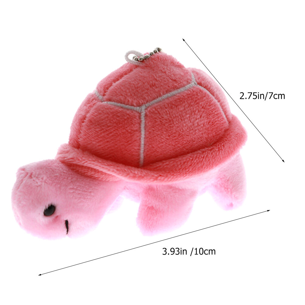 Милый Плюшевый Черепашка Ключница Игрушка Декоративный Аксессуар 10CM