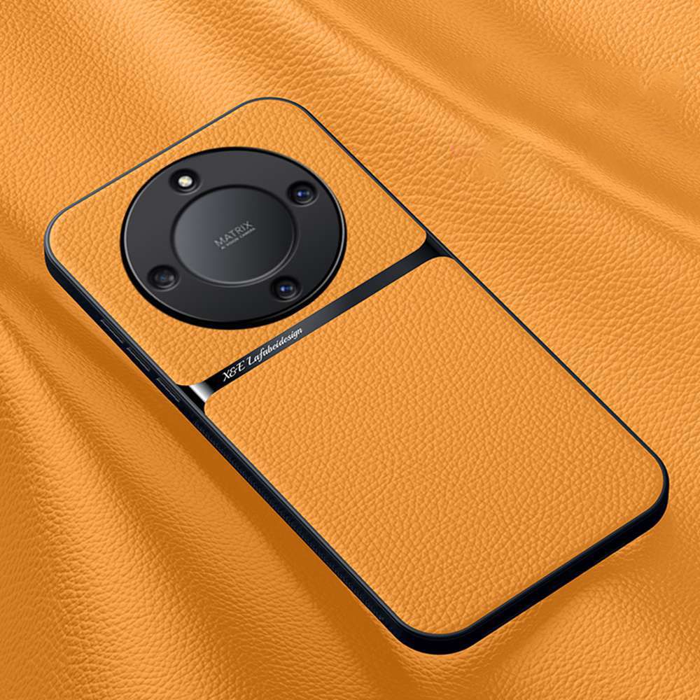 Кожаный чехол для Honor X9A, Магнитная ударопрочная задняя крышка на Хонор Х9a