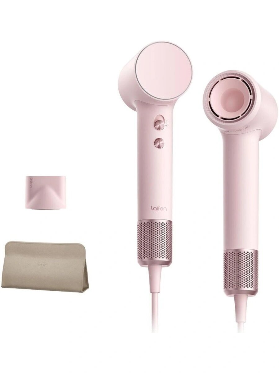 Фен Laifen Mini, розовый, 1100 Вт, 5 режимов, иони