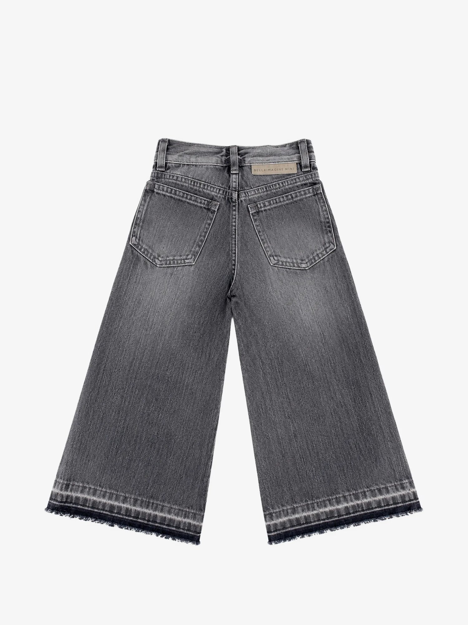 Джинсы Stella McCartney Stud-embellished frayed jeans, размер 110-116, серый — фото 1