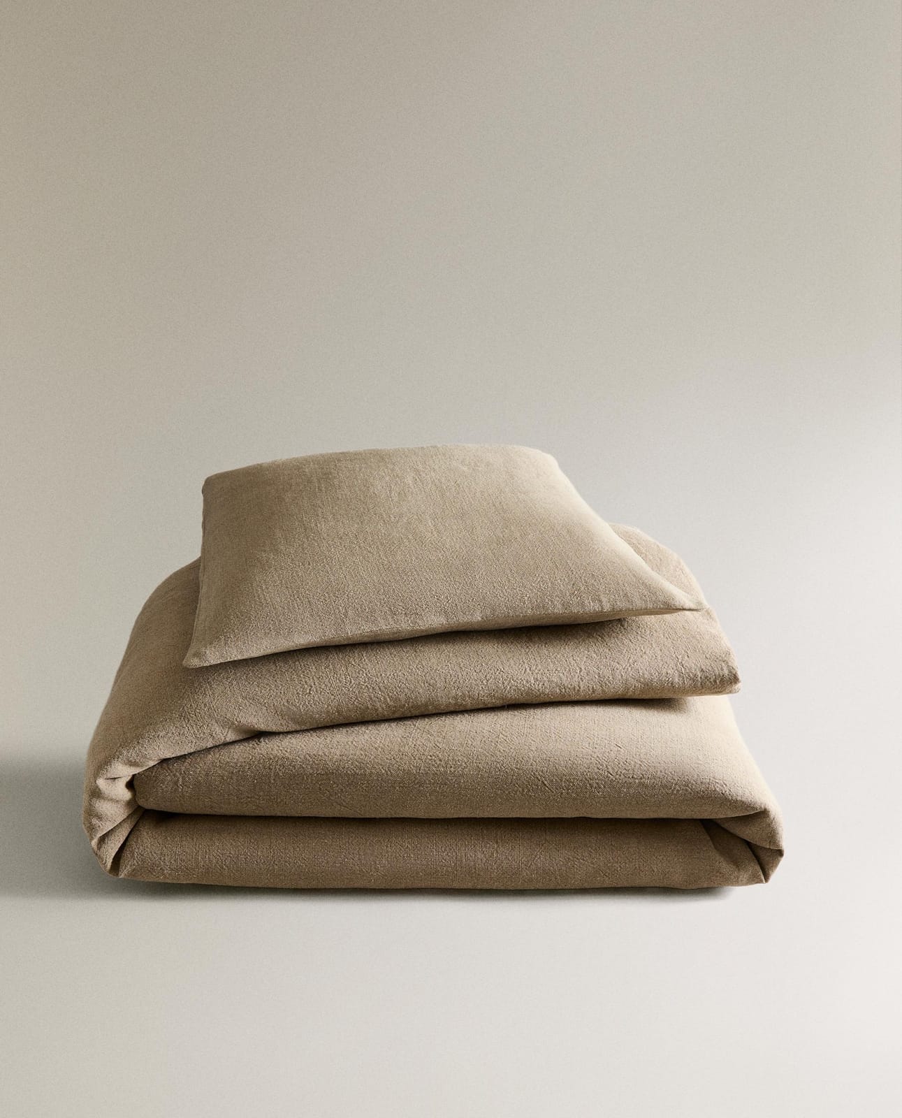 Покрывало ZARA HOME гладкая постельная накидка из стираного льна, JASNOBE OWY, 330 x 330 см 1170/006/052-25