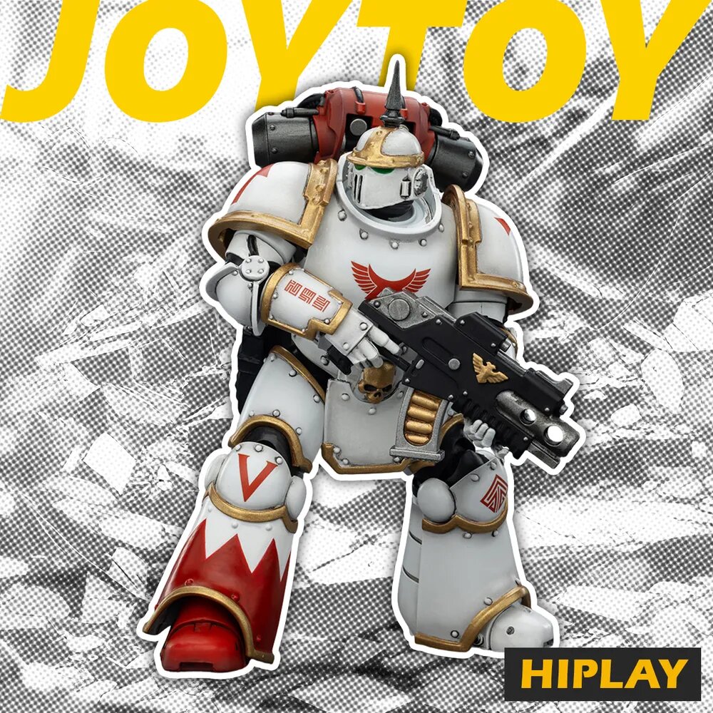 HIPLAY JOYTOY Warhammer 40000 Белые Шрамы MK III Тактический легионер JT03349 1/18 Фигурка