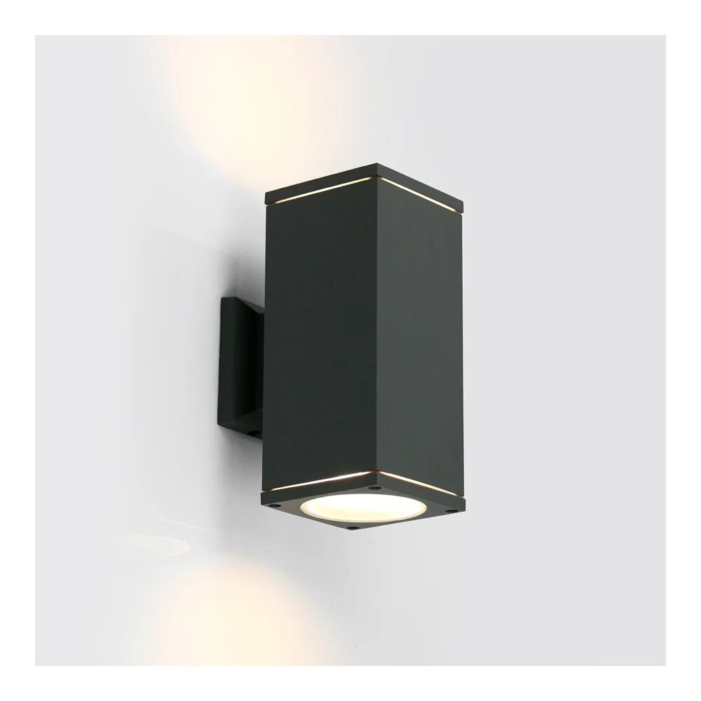 General Lighting Systems Уличный фасадный светильник под 2 лампы GX53, серия Кватро, GWL-2GX53-M-IP6 662264
