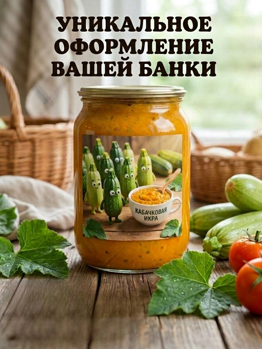 Наклейки для Консервации