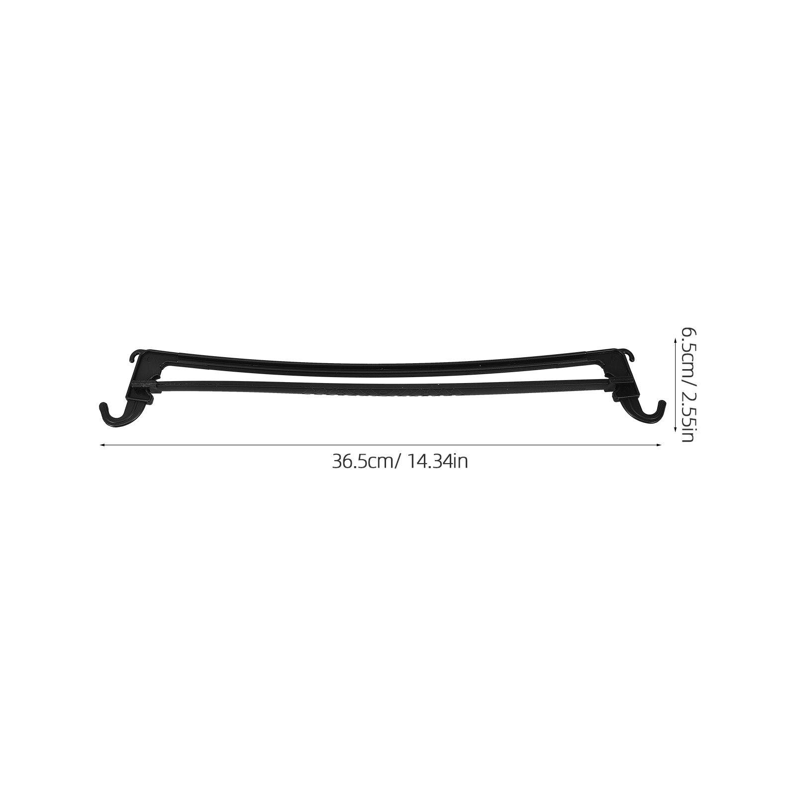 10 Штук Подставки Для Вешалок Из Пластика Бар Для Одежды 36.50X6.50X1.50Cm
