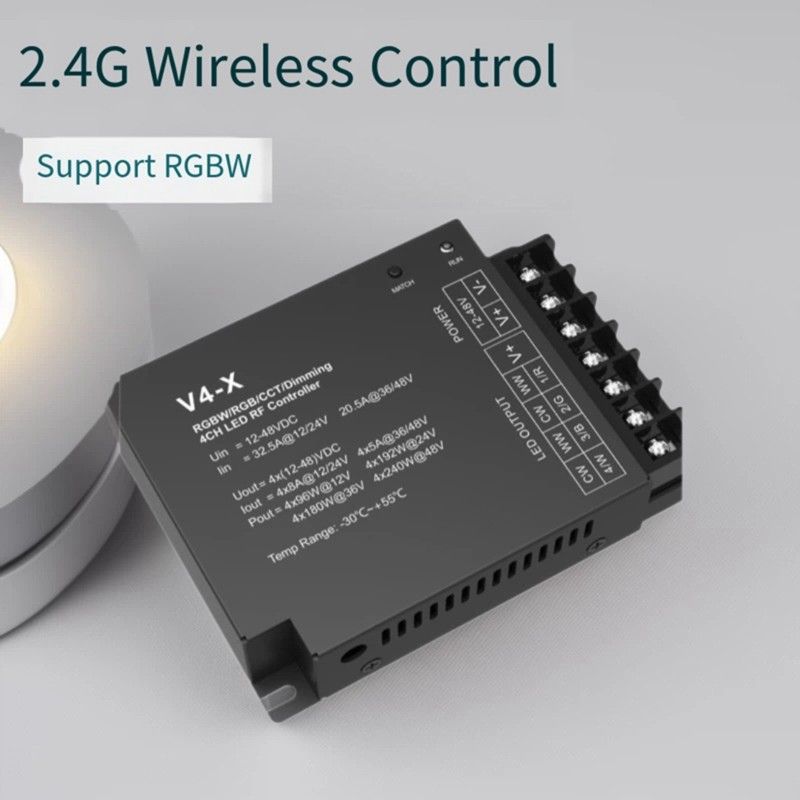 Контроллер Светодиодов Skydance 4 Channel RGB RGBW V4-X 2.4G RF