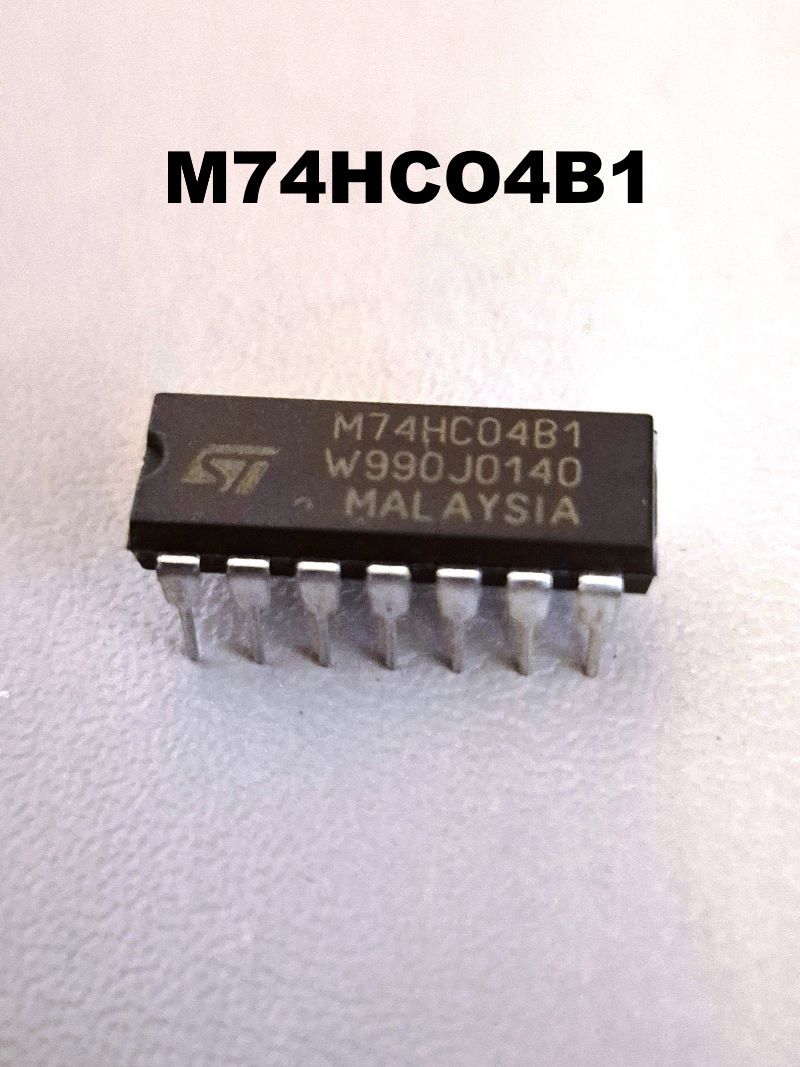 Микросхема M74HCO4B1 - 1шт.