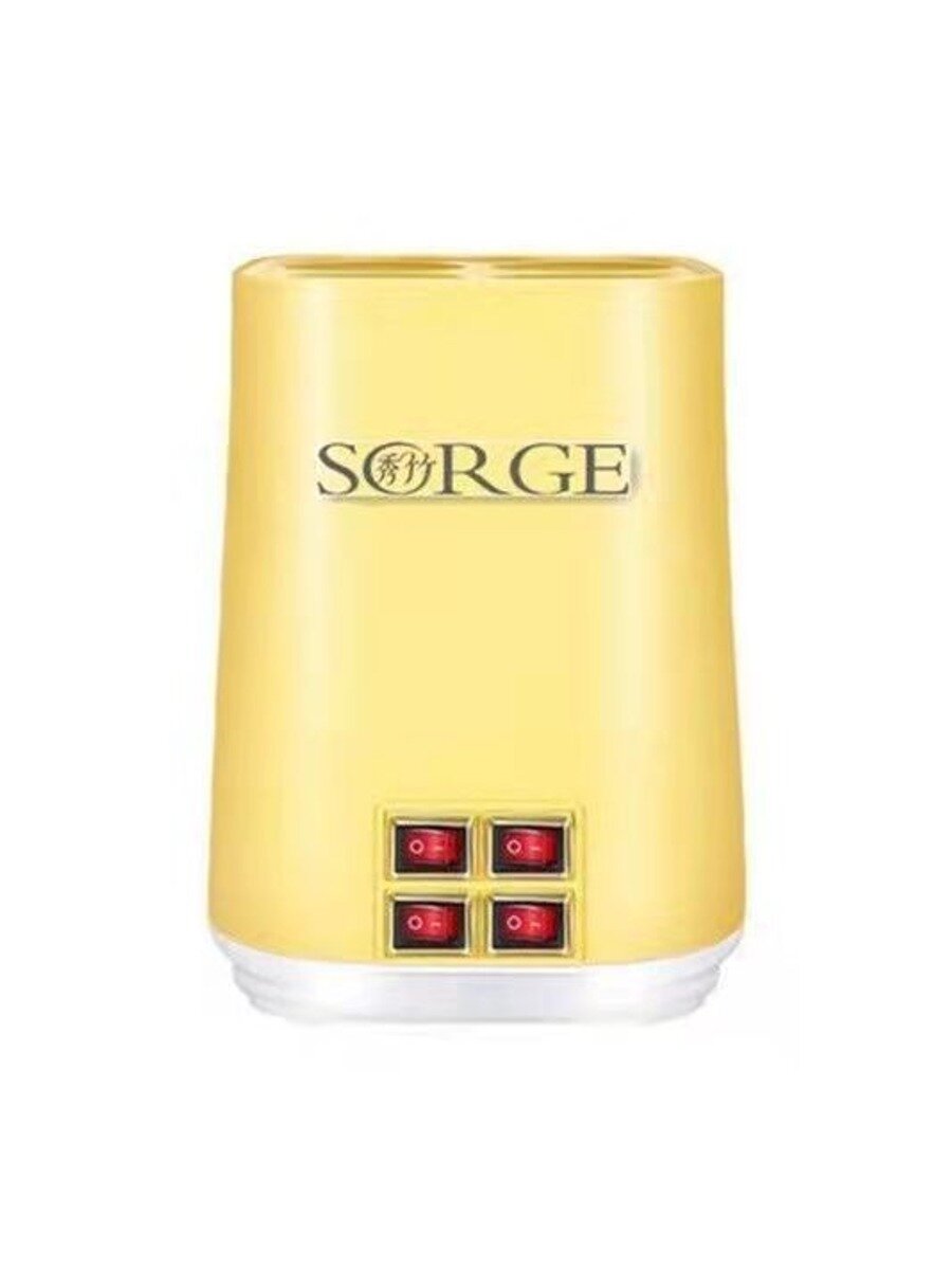 Яйцеварка SORGE на 4 яйца, электрическая для яиц и омлета, желтая