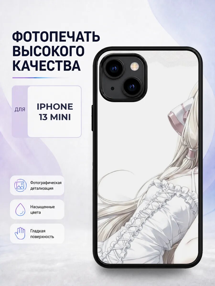 Защитный чехол на iPhone 13 Mini кокетт с бантиками бантики