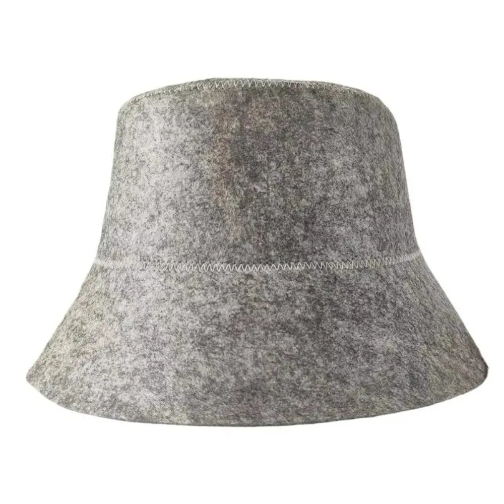 Шапка для сауны из полиэстера белая Grey