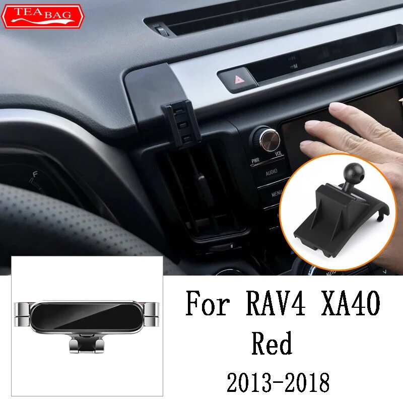 Держатель для телефона Toyota RAV4 XA40 Red 2013-2018