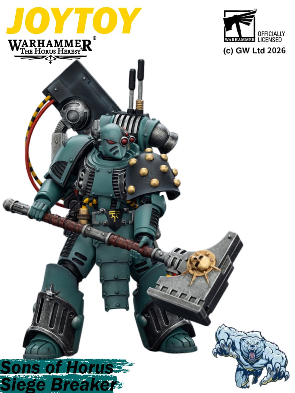 JOYTOY warhammer 30000 Sons of Horus Siege Breaker 1/18 nодаpок коллекция игрушек